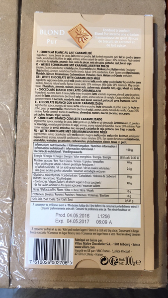 Product “Villars BLOND PUR” | The Open Food Repo