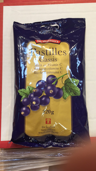 Product “Dr. Watson's Pastilles Cassis ” | The Open Food Repo