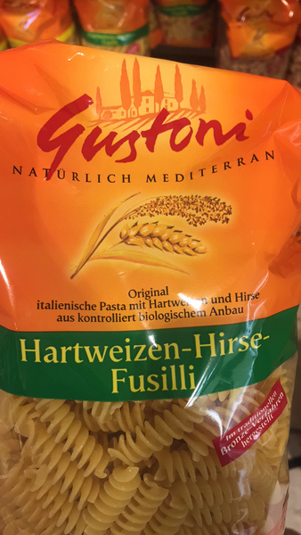 Product “GUSTONI - durum wheat millet fusilli” | The Open Food Repo