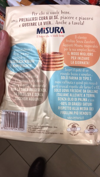 Product “Misura dolcesenza biscuits prepared with yogurt” | The Open ...