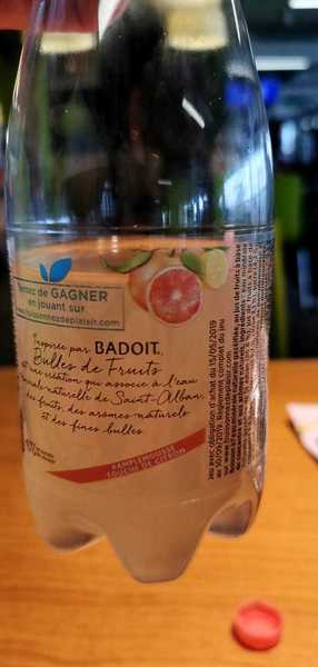Product “Badoit - Fruit bubbles (grapefruit & lemon)” | The Open Food Repo
