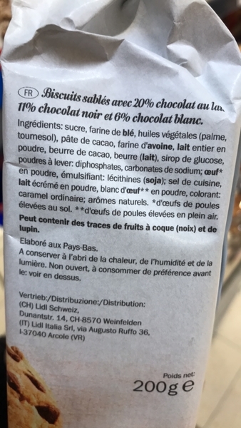 Product “Grandino - Triple chocolate cookies” | The Open Food Repo