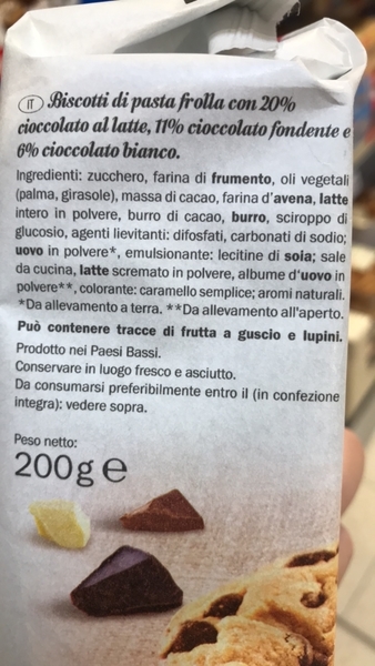 Product “Grandino - Triple chocolate cookies” | The Open Food Repo