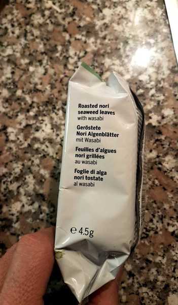 Product “Zenbu - Nori chips, wasabi” | The Open Food Repo