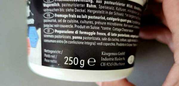 Product “Milbona - High protein cottage cheese” | The Open Food Repo