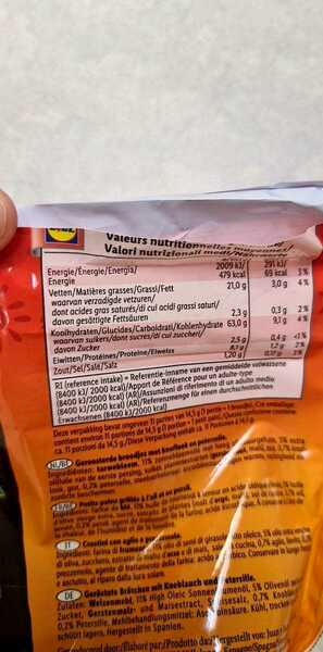 Product “Sol Mar - Crispbread with garlic and parsley ” | The Open Food ...