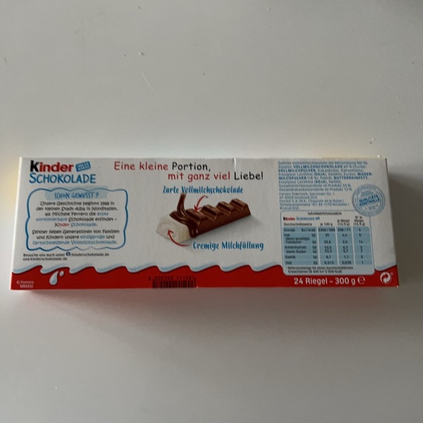 Product “Kinder” | The Open Food Repo
