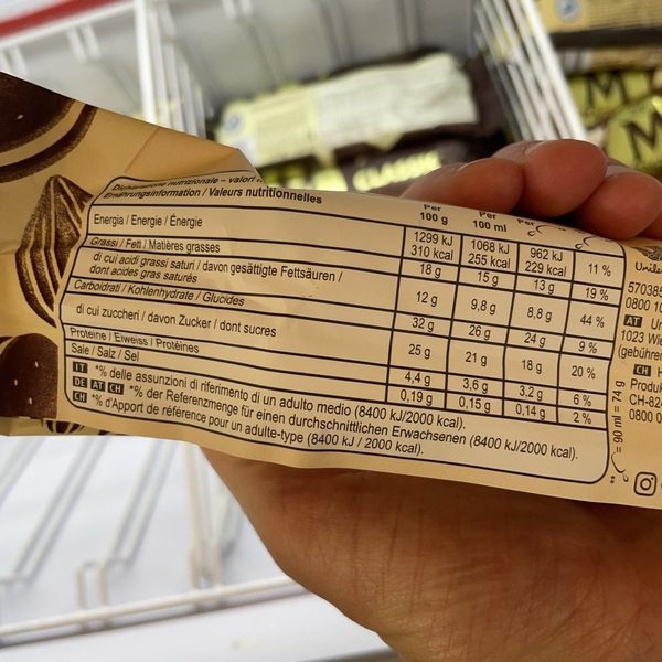 Produkt Magnum WeiBe Schokolade und Kekse The Open Food Repo