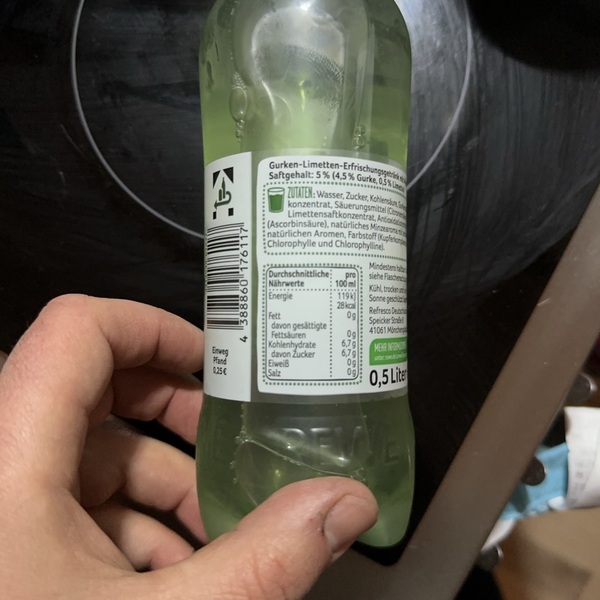 Product “Rewe Beste Wahl - Gurke Limette Minze ” | The Open Food Repo