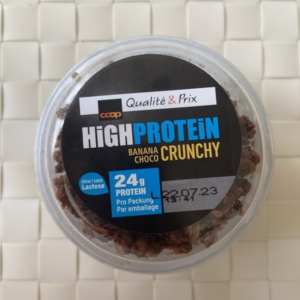 Product “Coop Qualité & Prix - High Protein, banana choco crunchy ...