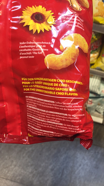 Product “Chio : Corn-Peanut-Snack” | The Open Food Repo