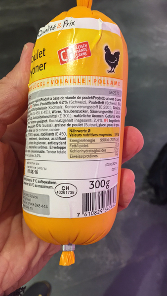 Product “Coop Qualité & Prix Lyoner chicken” | The Open Food Repo