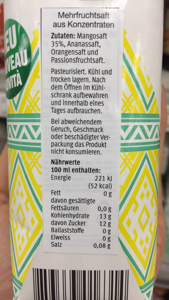 Product “Malee 100% MANGO JUICE WITH MIXED FRUIT JUICE” | The Open Food ...