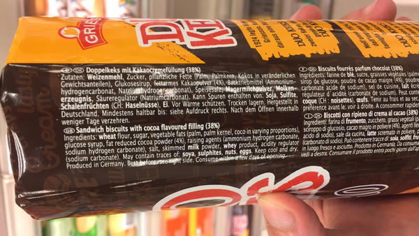 Product “Griesson Duo Keks Kakao” | The Open Food Repo