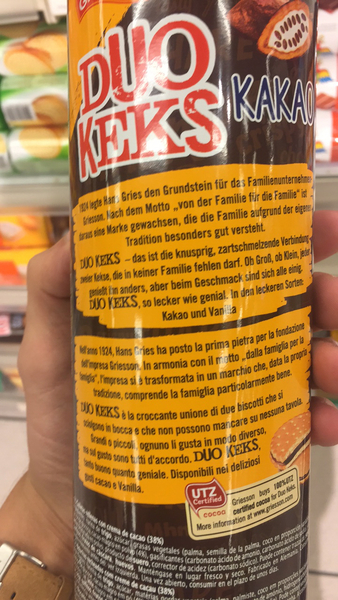 Product “Griesson Duo Keks Kakao” | The Open Food Repo