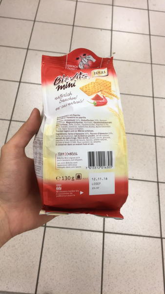 Product “Migros Blévita Mini Paprika” | The Open Food Repo