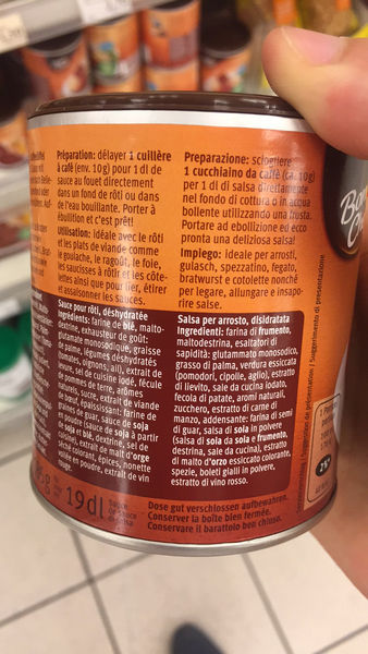 Product “Bon Chef Bratensauce Sauce Pour Rôti” | The Open Food Repo