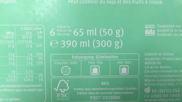 Product “Megastar Chocolate-covered mint ice cream” | The Open Food Repo