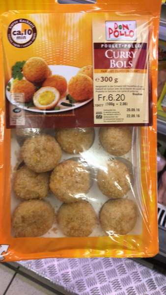 Product “DON POLLO Poulet Curry Bols” | The Open Food Repo