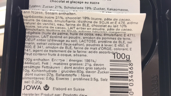 Product “MIGROS : Carac” | The Open Food Repo