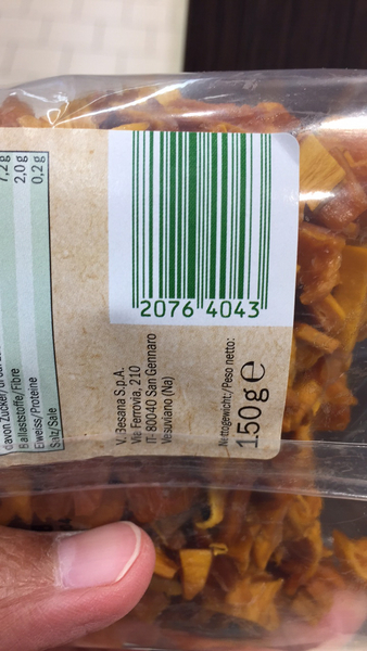 Produit «Alesto - Bio Organic, Mango Stücke» | The Open Food Repo