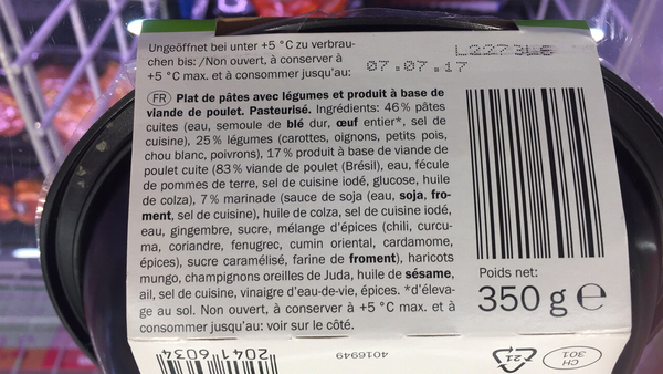 Product “Chef Select - Asia, Mah Mee” | The Open Food Repo