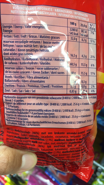 Product “Daim Chocolate” | The Open Food Repo