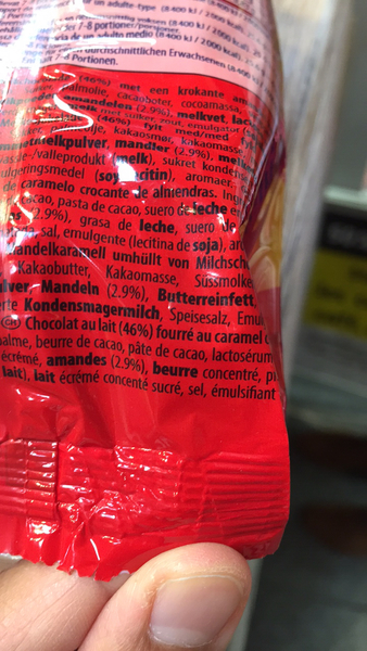 Product “Daim Chocolate” | The Open Food Repo